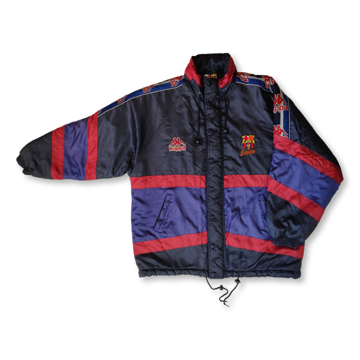 1995-97 navy FC Barcelona Kappa winter coat | retroiscooler 1995-97 navy FC Barcelona Kappa winter coat | retroiscooler
