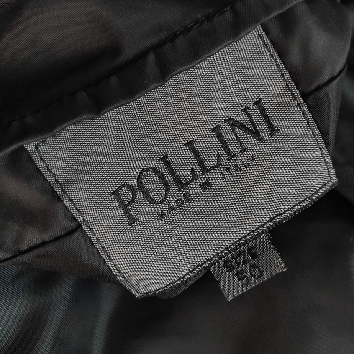 Vintage black Pollini leather bomber jacket Made in Italy ...