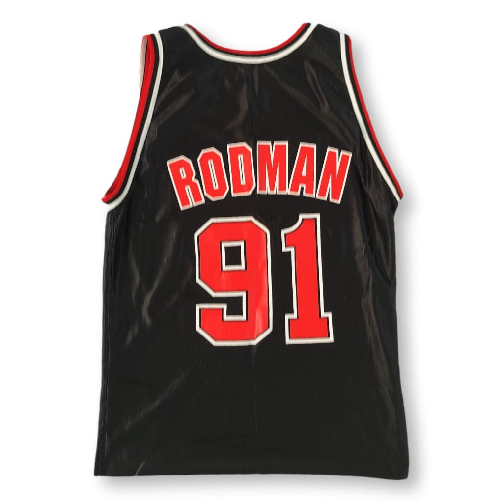 1997-98 Bulls Champion Rodman #91 jersey Made in SUA | retroiscooler ...